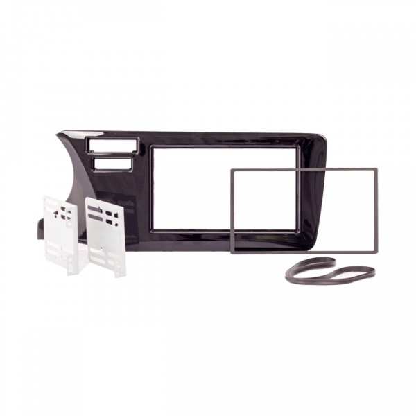 Moldura EXPEX 2Din - City 2015/2021 - Black Piano - EPX328 - Audio Parts